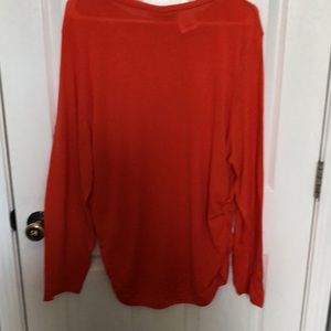 Rouge Collection | Tops | Plus Size Orange Shirt | Poshmark